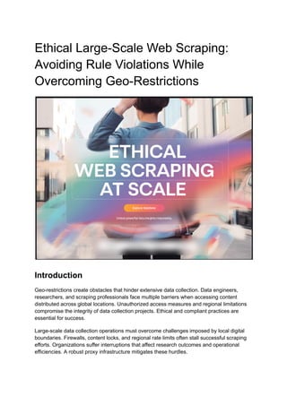 Ethical Large-Scale Web Scraping_ Avoiding Rule Violations While ...