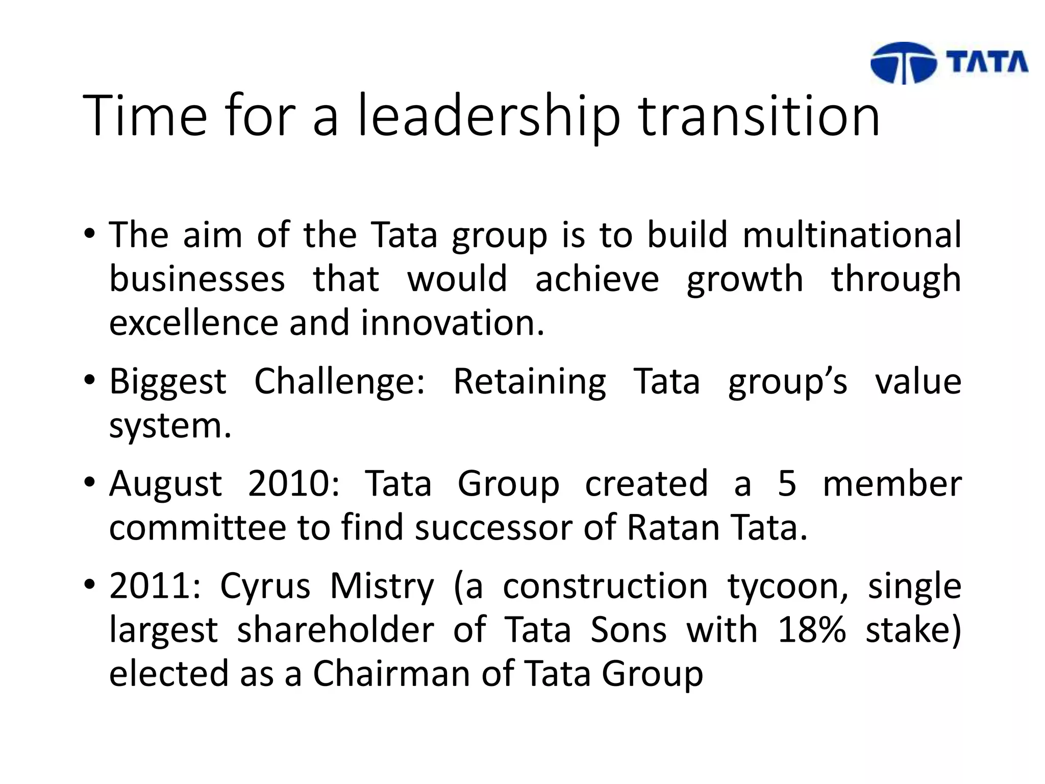 ETHICAL LEADERSHIP: RATAN TATA AND INDIA’S TATA GROUP | PPTX
