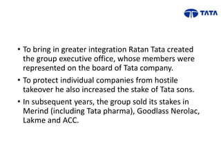 ETHICAL LEADERSHIP: RATAN TATA AND INDIA’S TATA GROUP | PPTX