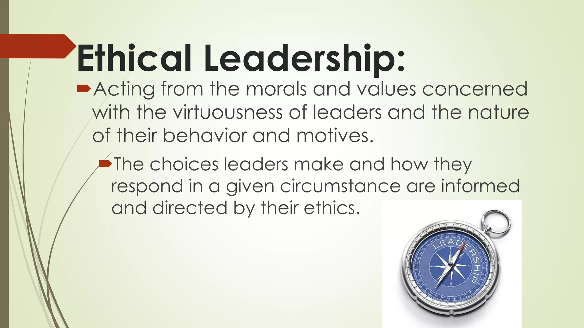Ethical leadership | PPTX
