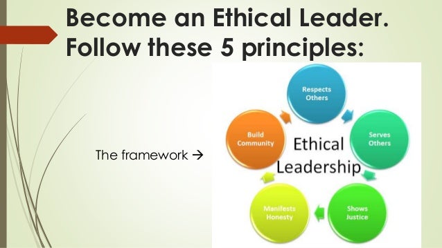 Ethical leadership Ethical leadership