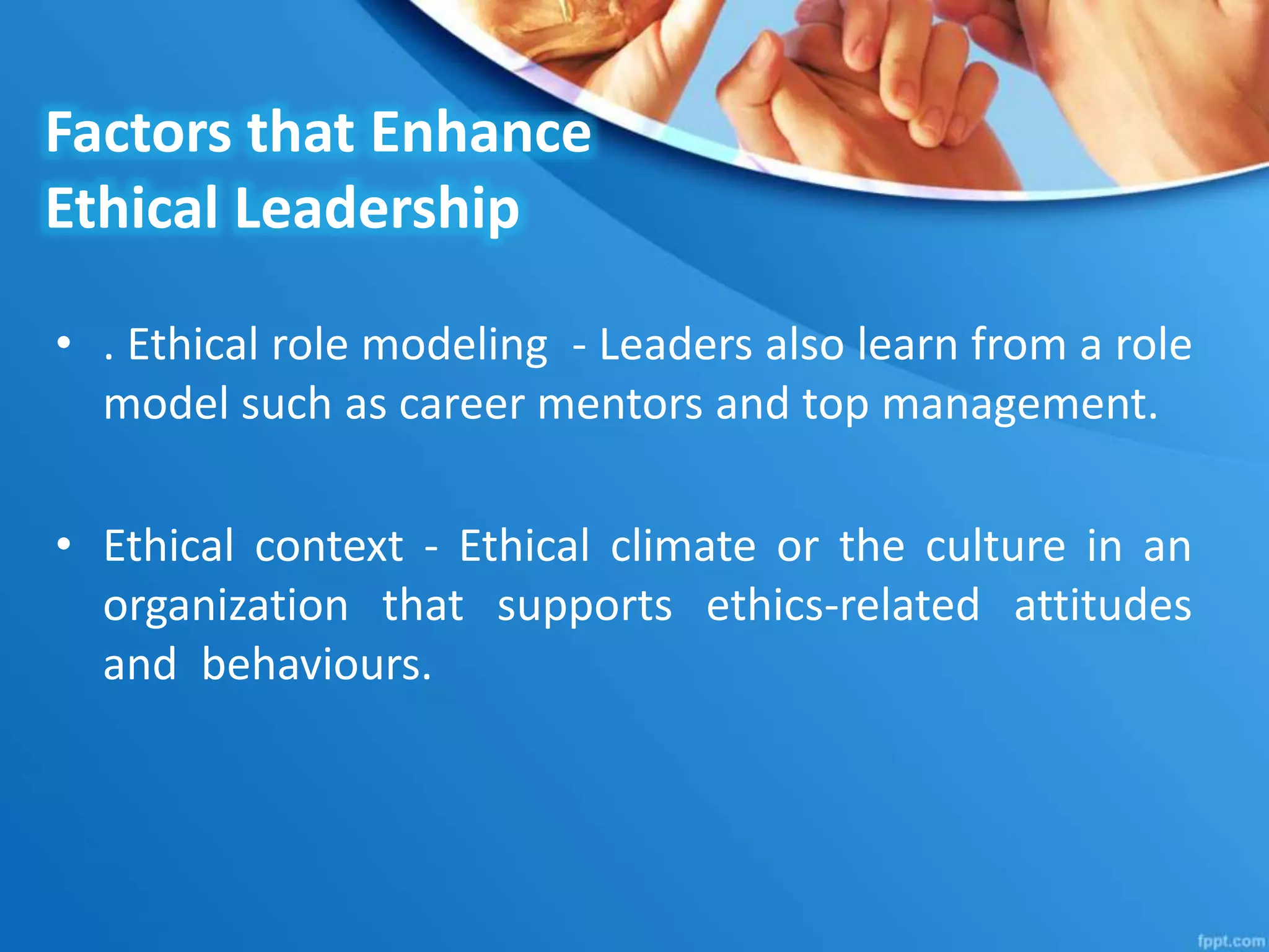 Ethical leadership | PPTX