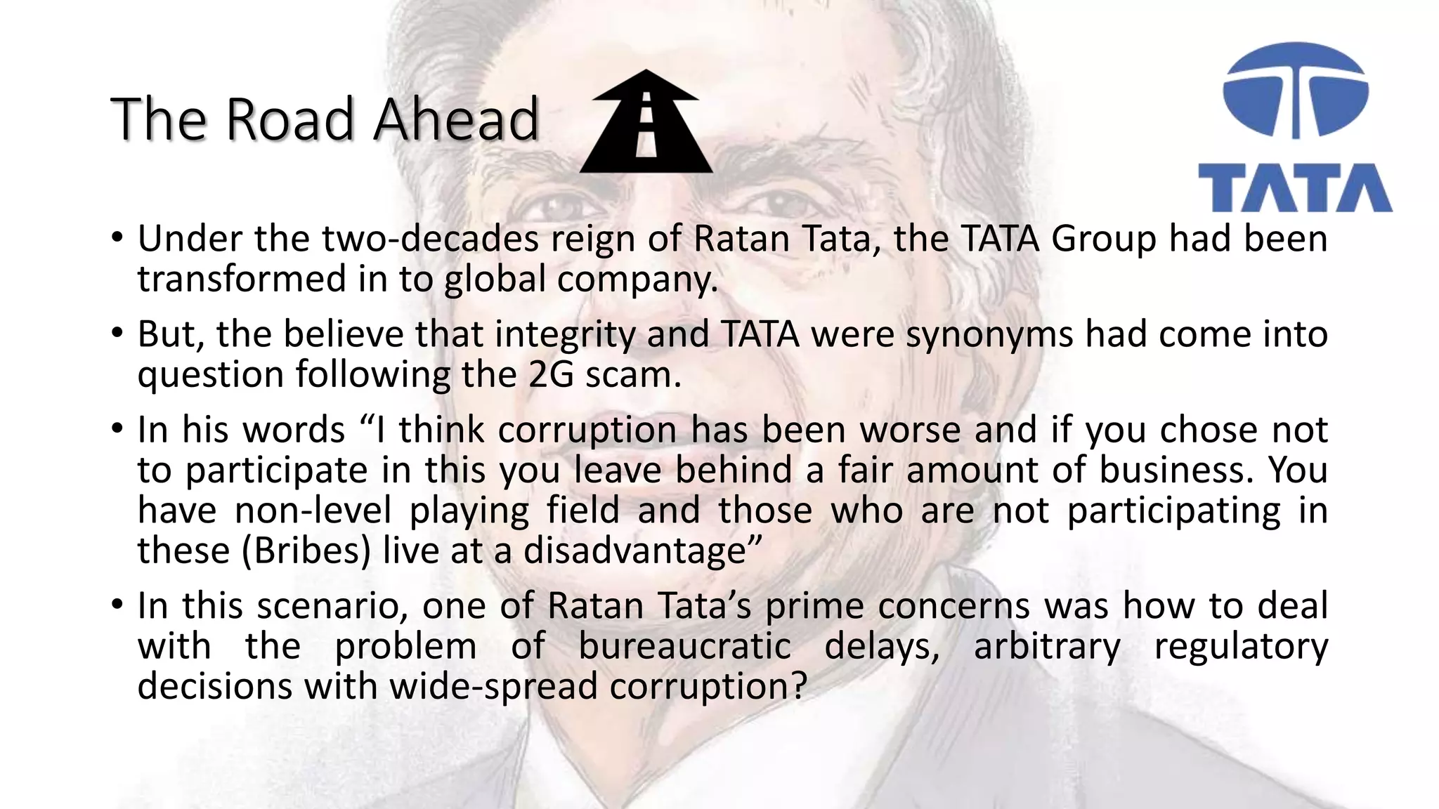 Ethical leadership at TATA | PPTX