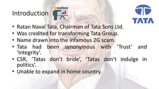 Ethical leadership at TATA | PPTX