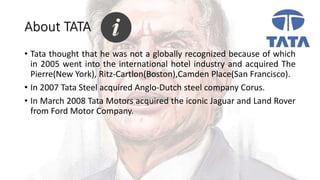 Ethical leadership at TATA | PPTX