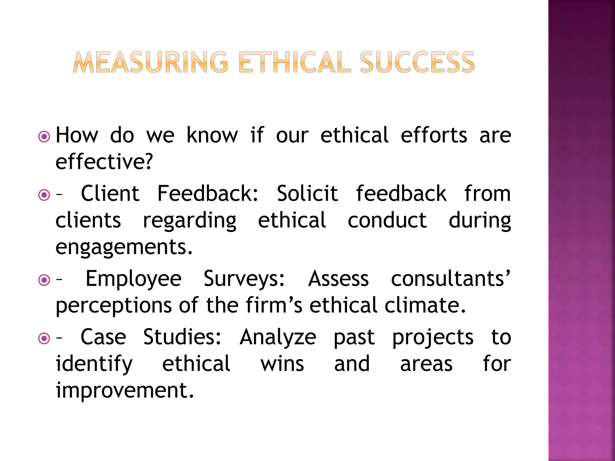 Ethical Leadership in Consulting Organizations | PPTX