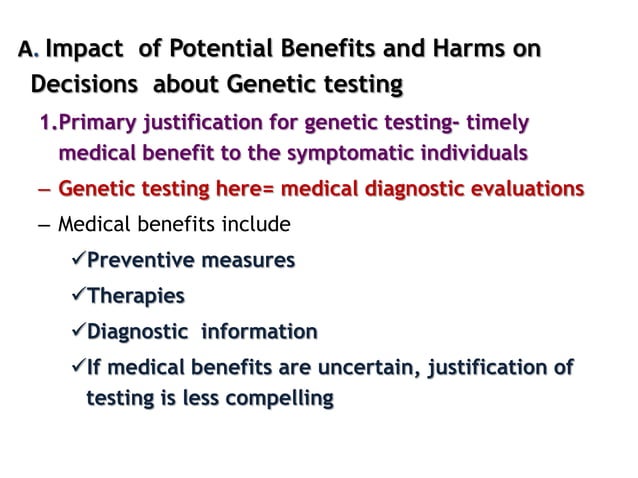 Ethical , legal and psychosocial issues in genetic testing ppt use in ...