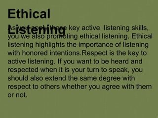 Ethical Listening-KAYZEL.ppt