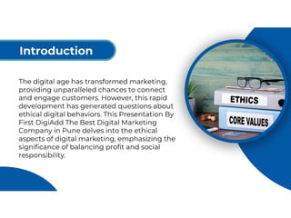 Ethical Marketing in the Digital Age Balancing Profit with Social ...