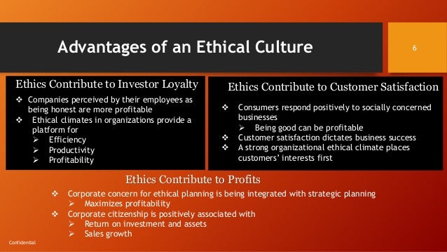 Creating And Sustaining Ethical Performance Culture