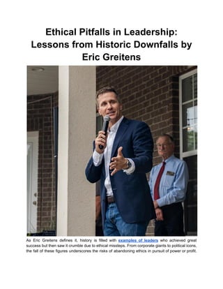 Ethical Pitfalls in Leadership_ Lessons from Historic Downfalls by Eric ...