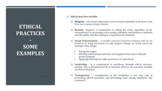 Ethical Practices & Legal Compliance - Cornerstones of Startup ...