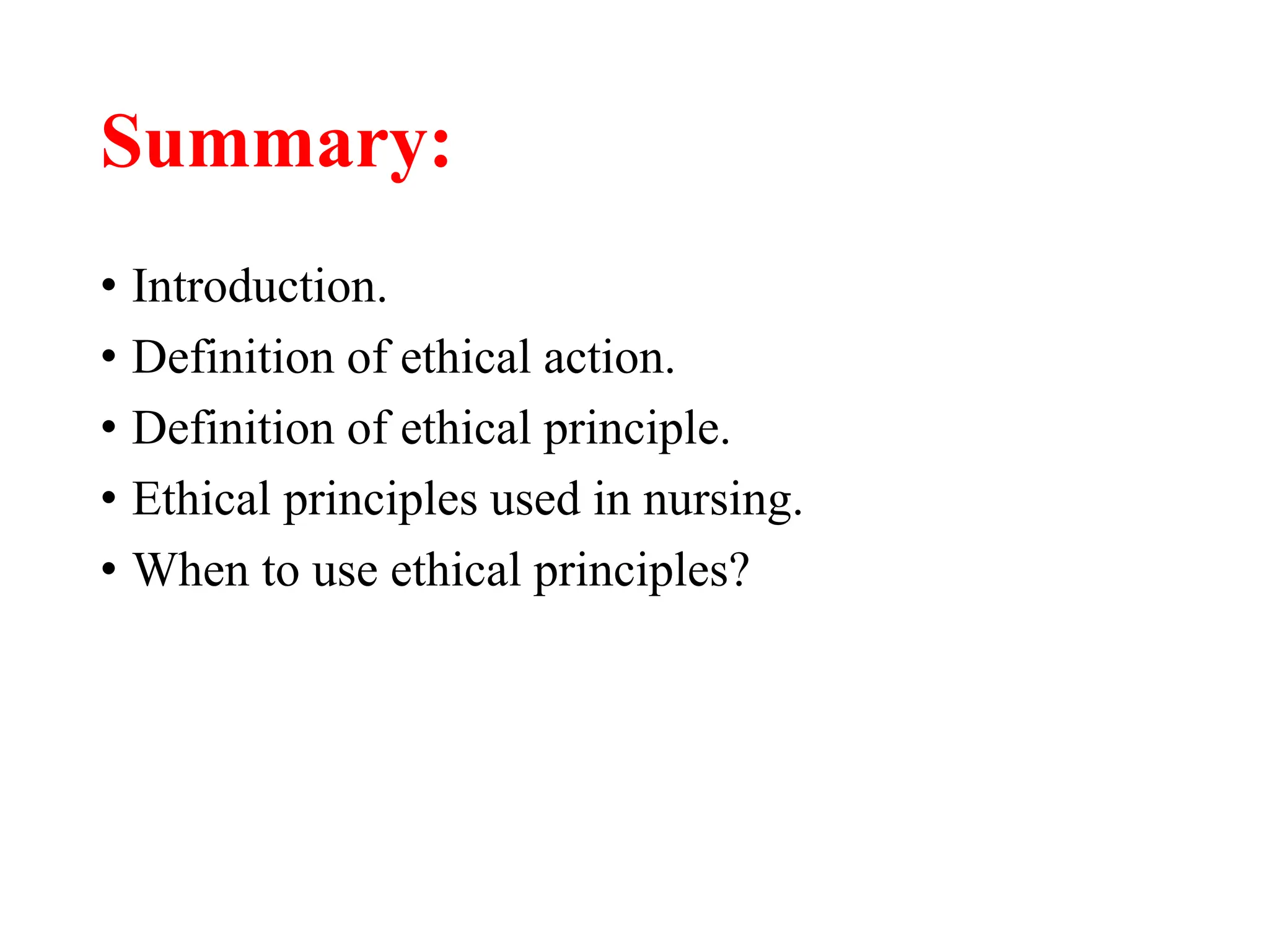 Ethical Principles in Nursing & Healthcare Practice | PDF