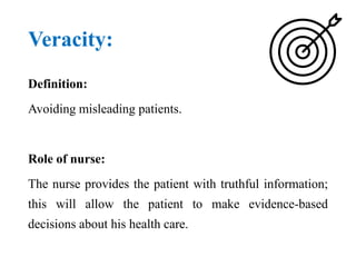Ethical Principles in Nursing & Healthcare Practice | PDF