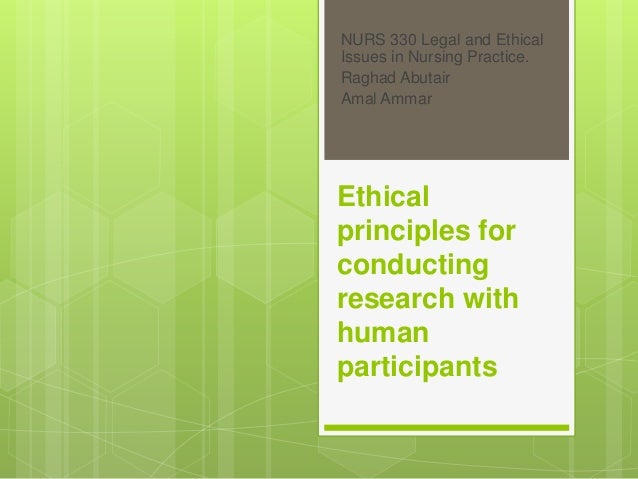 Ethical Principles For Conducting Research With Human Participants ethical-principles-for-conducting-research-with-human-participants