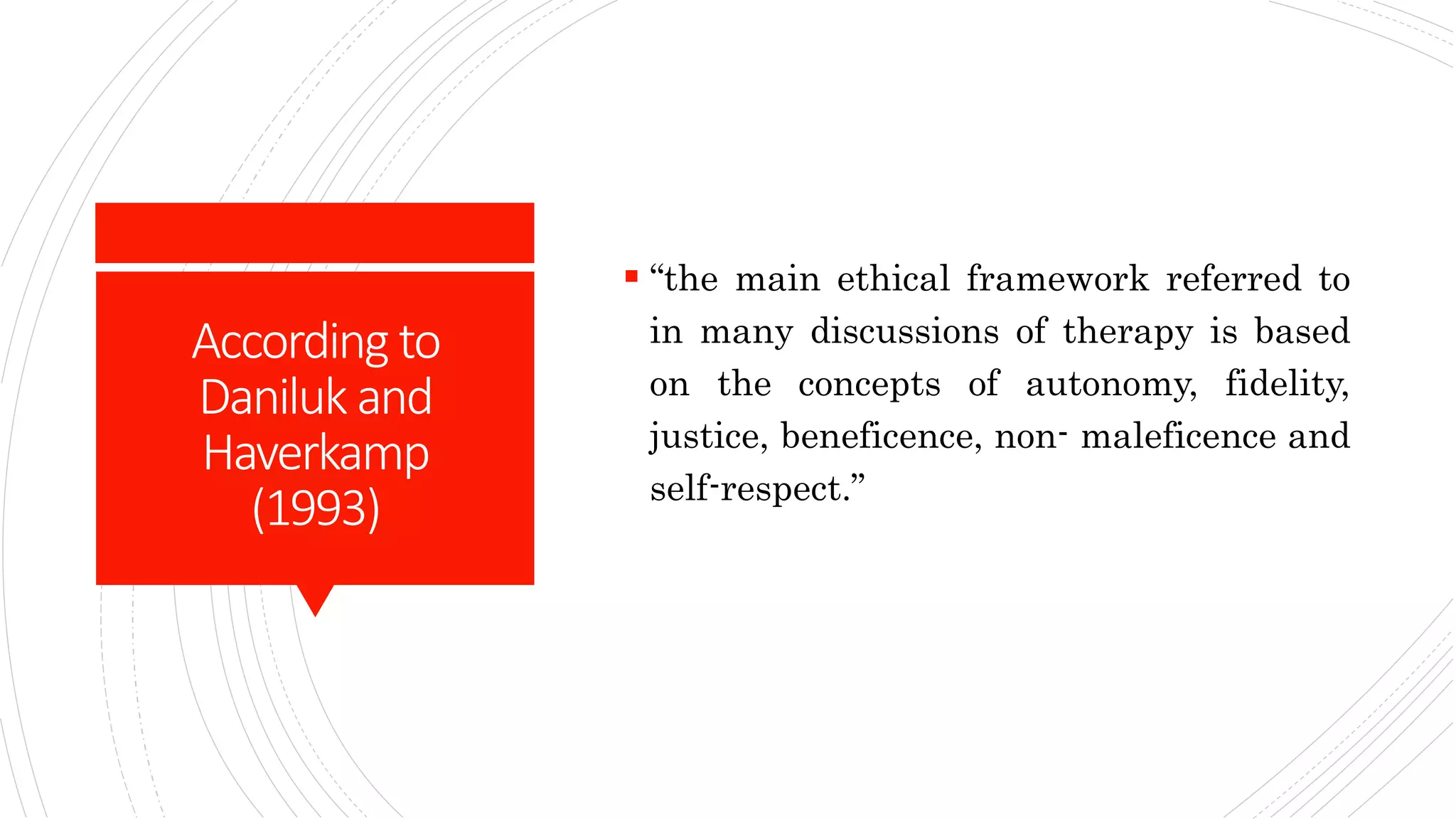 Ethical principles in counseling | PPTX
