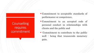 Ethical principles in counseling | PPTX