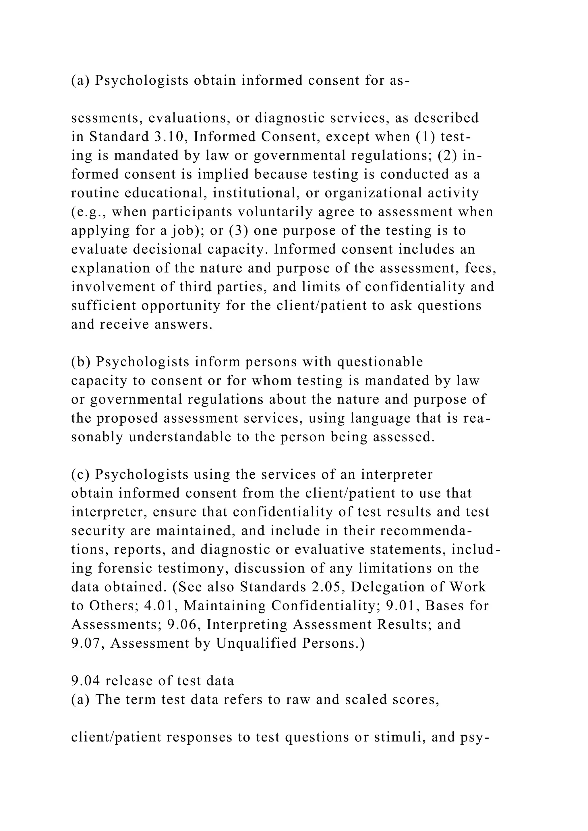 Ethical PrinciPlEs of Psychologists and codE of conduct.docx