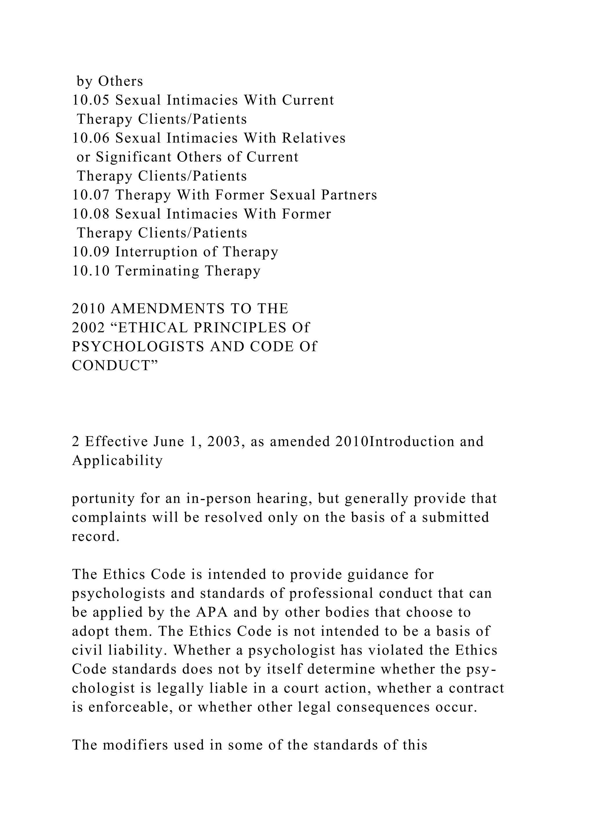 Ethical PrinciPlEs of Psychologists and codE of conduct.docx