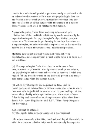 Ethical PrinciPlEs of Psychologists and codE of conduct.docx
