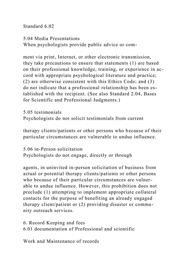 Ethical PrinciPlEs of Psychologists and codE of conduct.docx