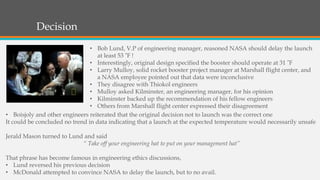 Ethical problem(challenger disaster) | PPTX