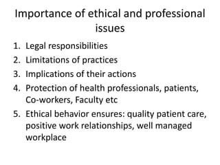 Ethical & professional issues in epidemiology | PPTX