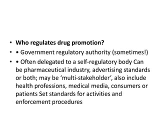 Ethical promotion of drugs | PPTX