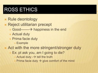 Ethical school of thought 2 | PPTX