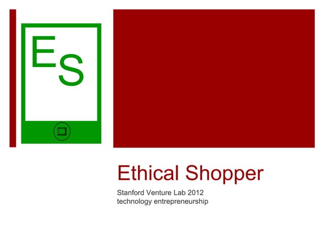 Ethical shopper | PPT
