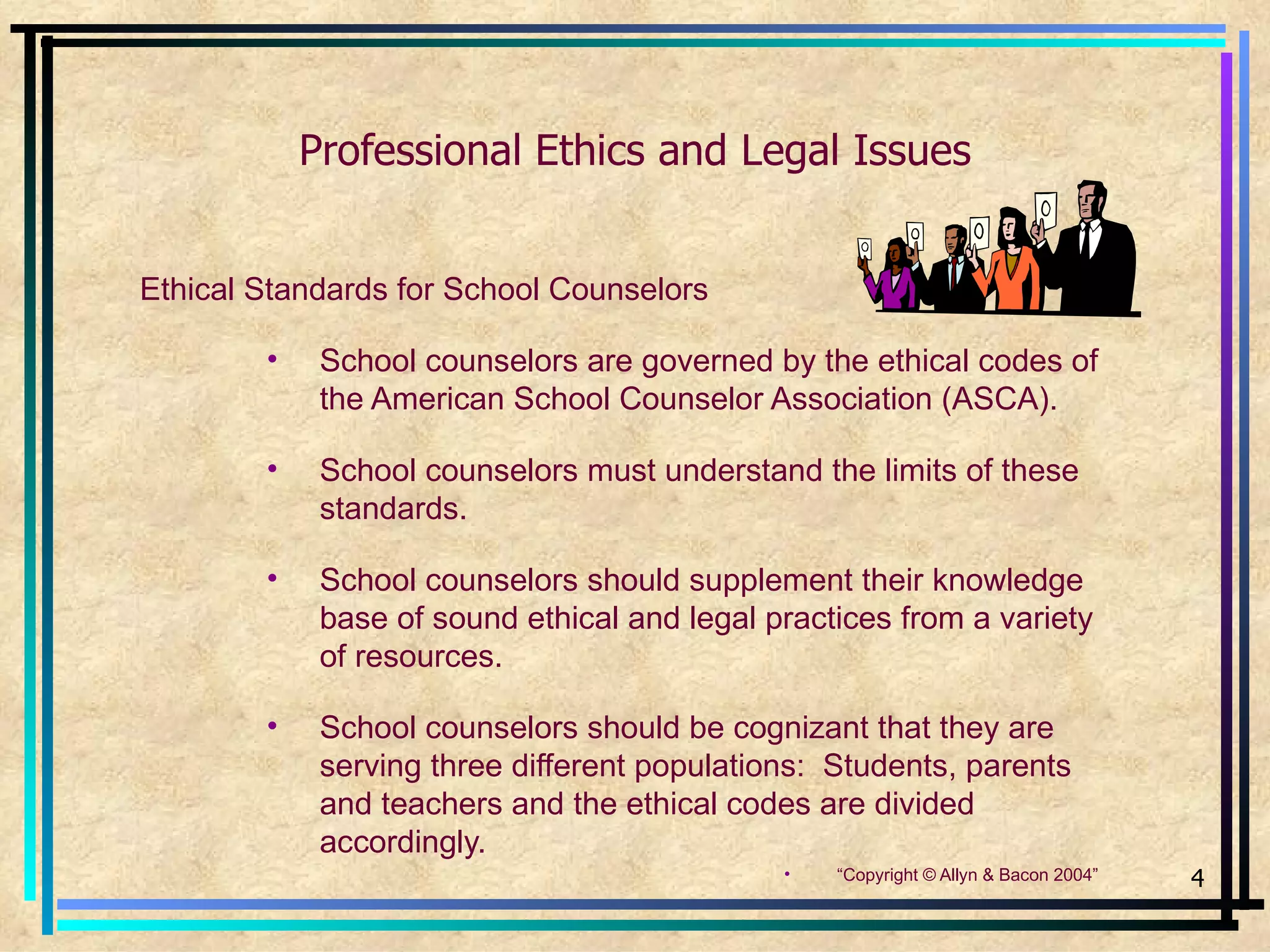 Ethical Standards School Counseling | PPT