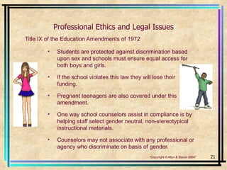 Ethical Standards School Counseling | PPT