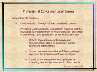 Ethical Standards School Counseling | PPT