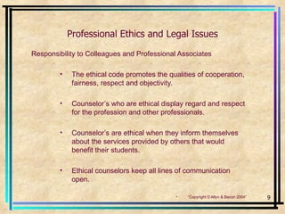 Ethical Standards School Counseling | PPT
