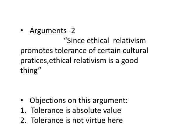 Ethical subjectivism & relativism | PPTX