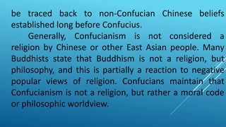 Ethical teachings in confucianism | PPTX