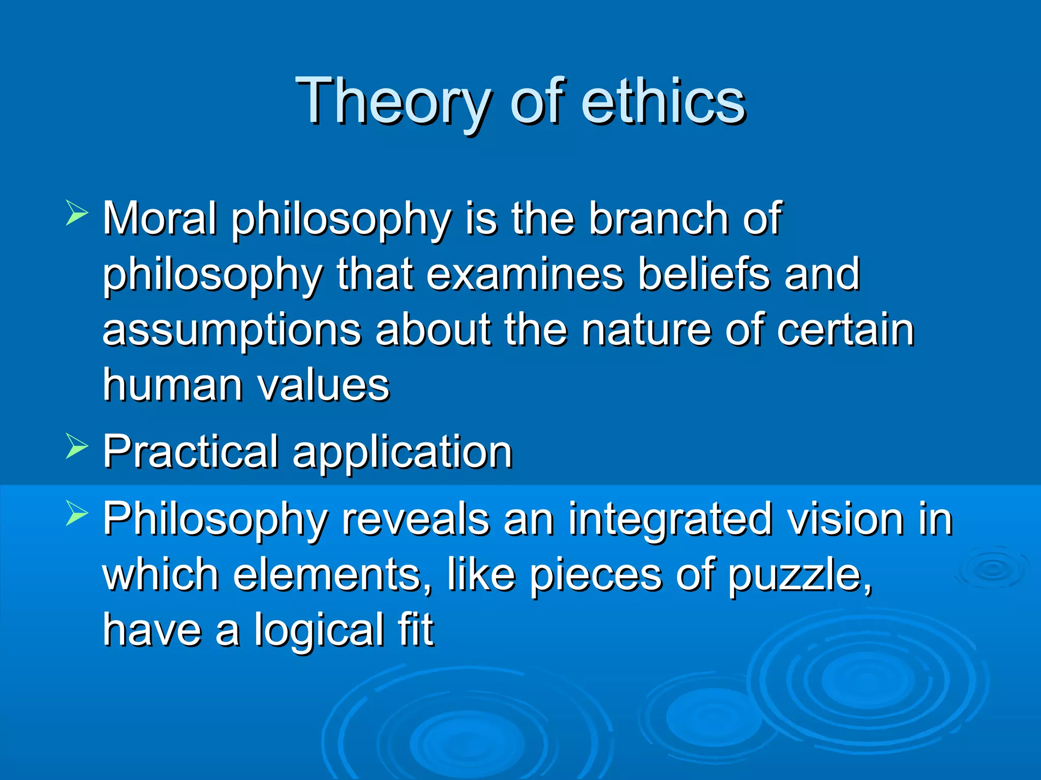 Ethical theories NURSING ETHICS | PPT