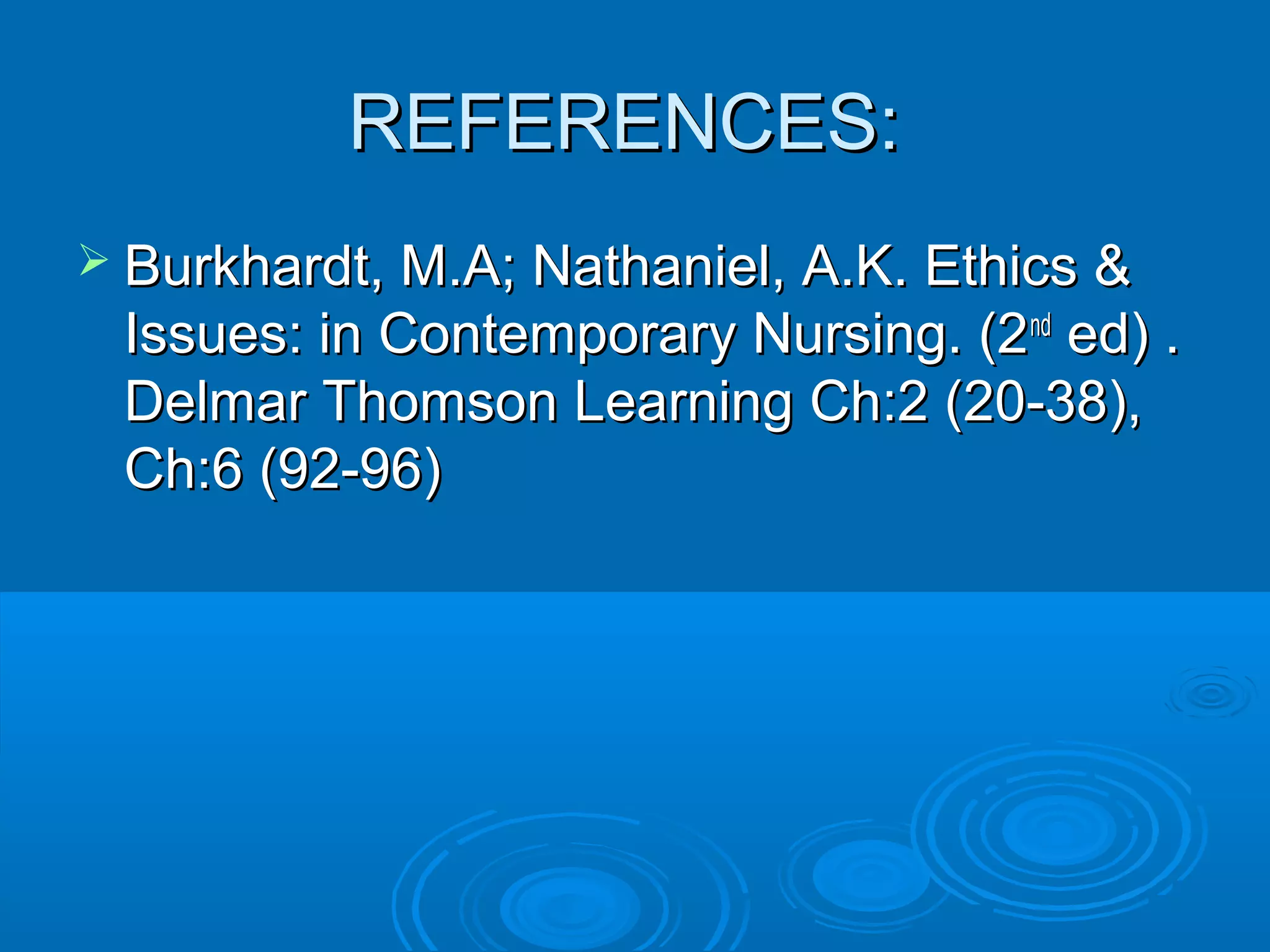 Ethical theories NURSING ETHICS | PPT