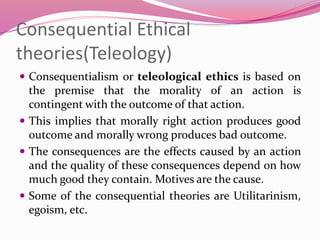 Ethical theories | PPTX
