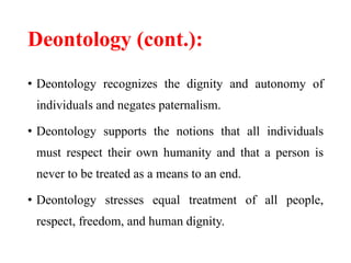 Ethical Theories in Nursing & Healthcare Practice | PDF