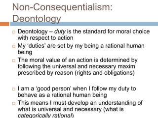 Ethical theories | PPTX