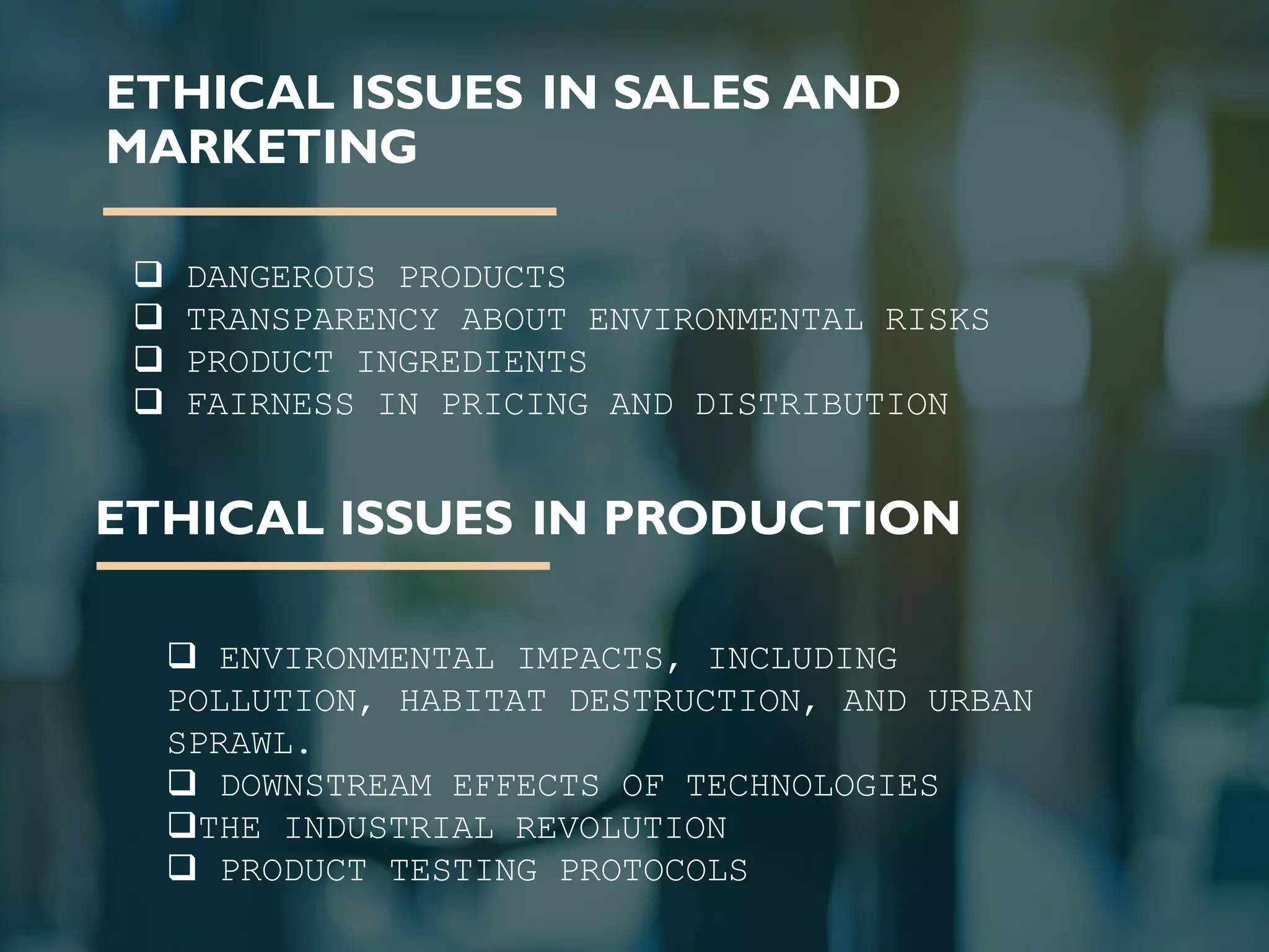 Ethical understanding of business: PPT | PPT