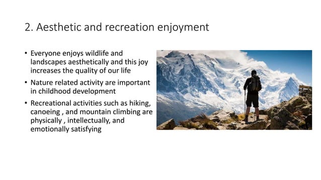 Conservation Biology Ethical values | PPTX | Environment | Science