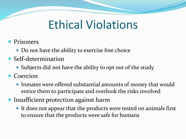Ethical violation redesign | PPTX | Law