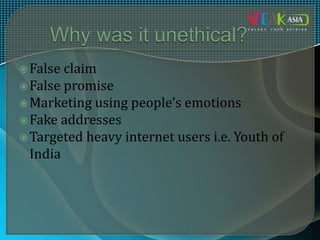 Ethical vs non ethical marketing | PPTX