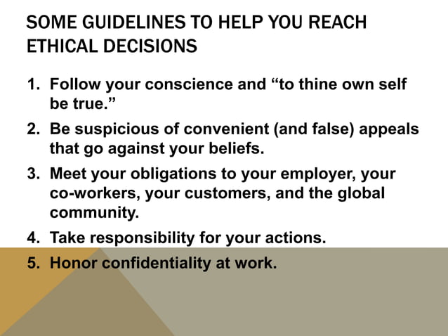 Ethical Writing in the Workplace | PPT