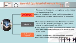 ETHICAS-HUMAN-ACTS _what is human acts, essential qualifies of human ...