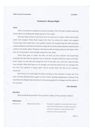 Engineering Ethics case studies | PDF