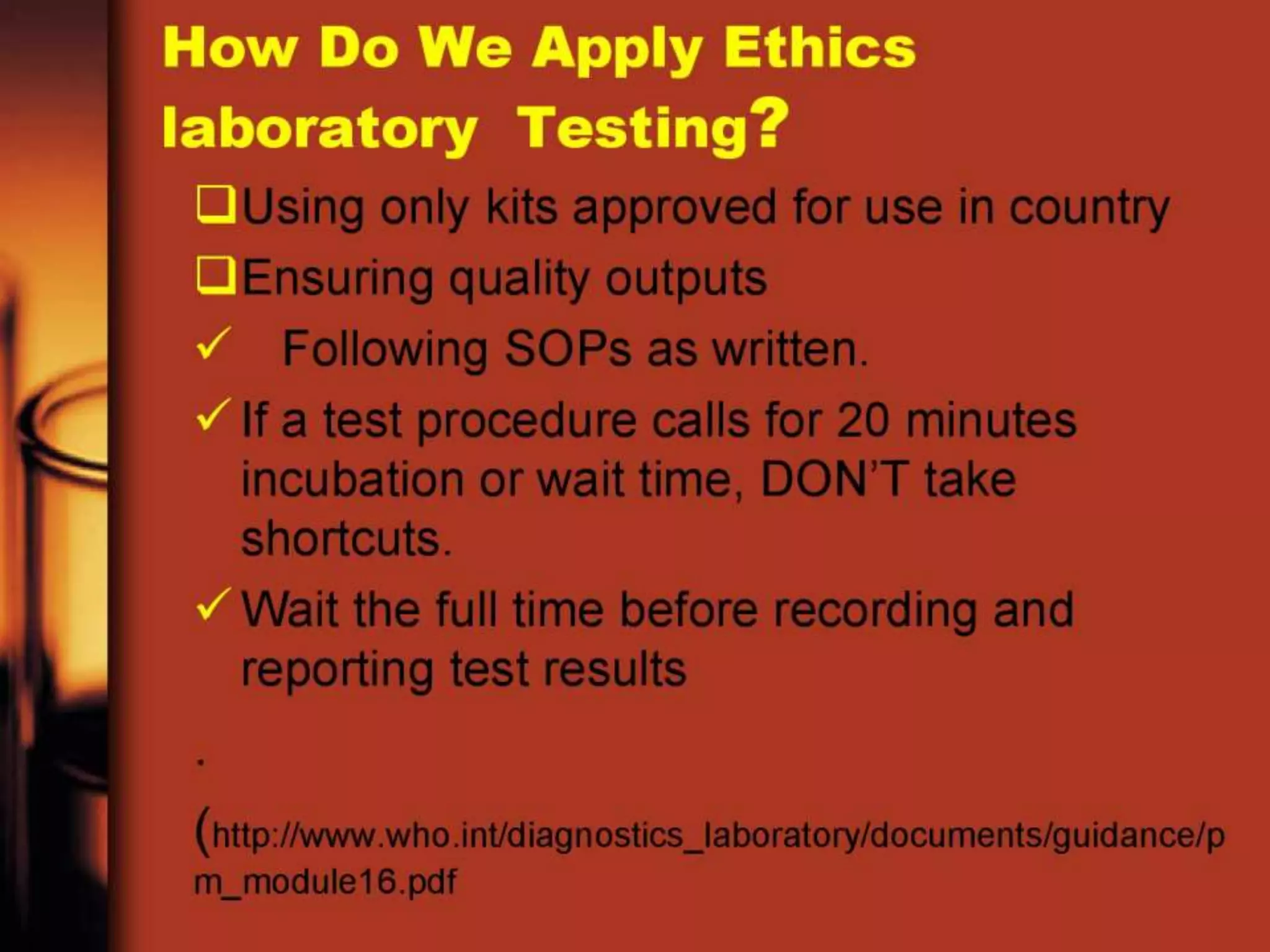 Laboratory Ethics | PPTX