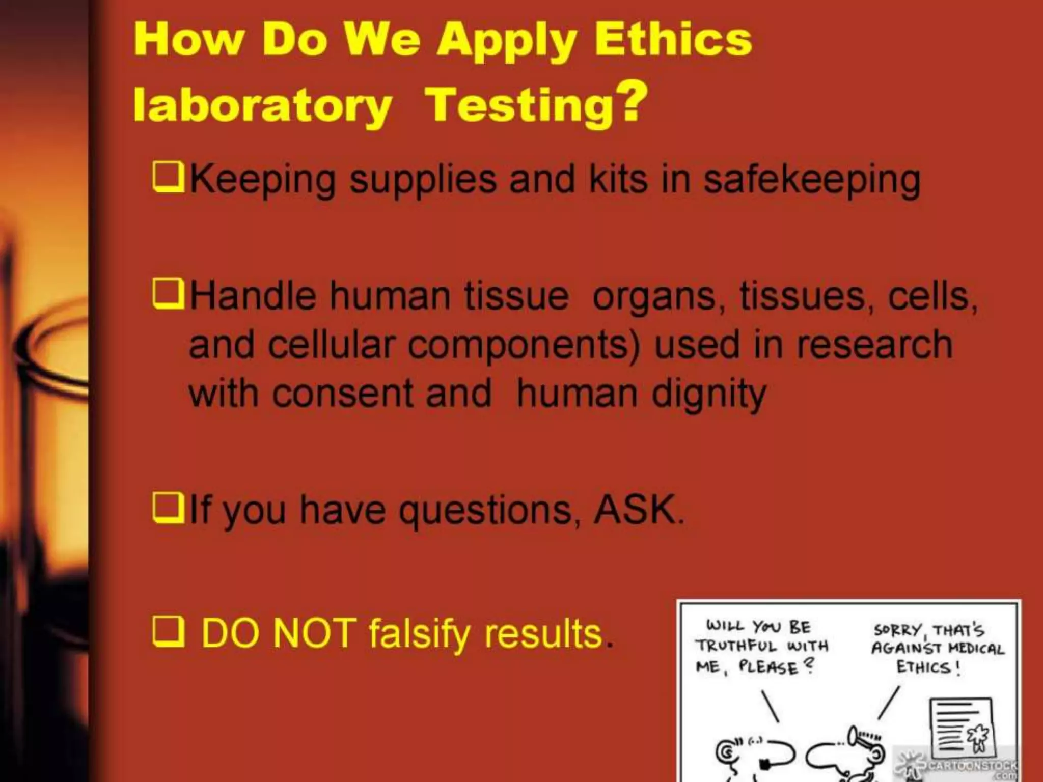 Laboratory Ethics | PPTX